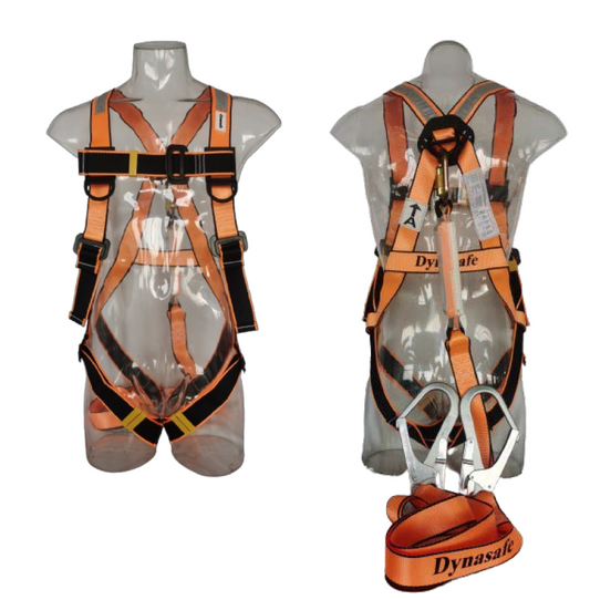 Full Body Safety Harness Double Lanyard with Shock Absorber